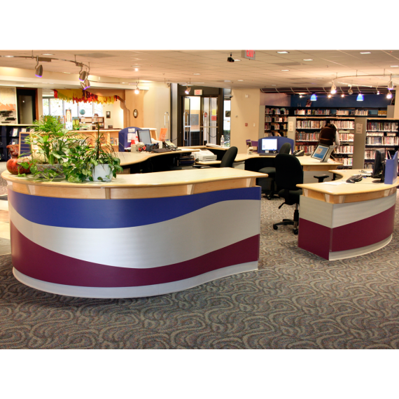 Custom Circulation Desks | mediatechnologies